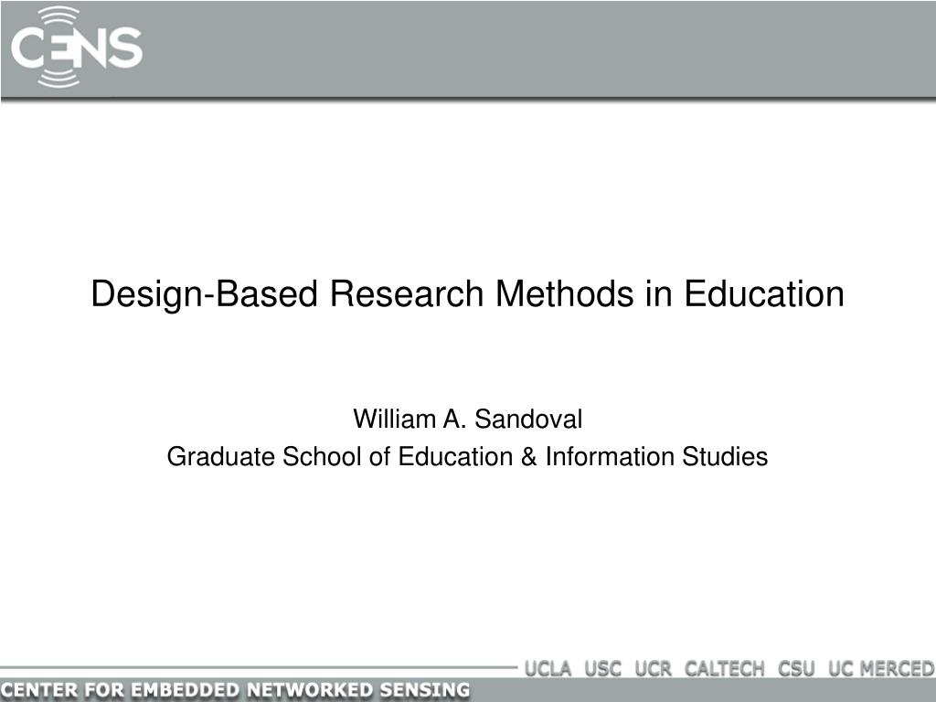 PPT - Design-Based Research Methods in Education PowerPoint ...