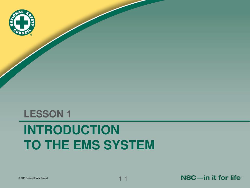 PPT - INTRODUCTION TO THE EMS SYSTEM PowerPoint Presentation, free ...