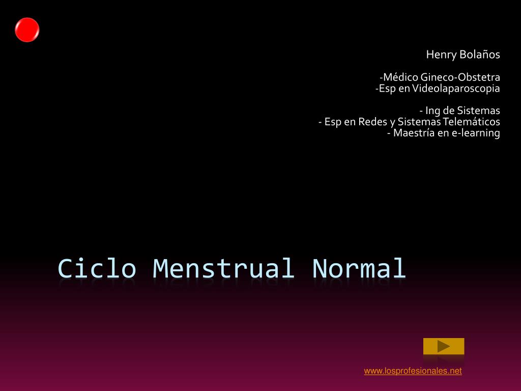 PPT - Ciclo Menstrual Normal PowerPoint Presentation, free download ...