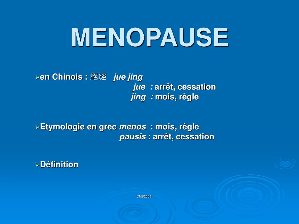 PPT - MENOPAUSE PowerPoint Presentation, free download - ID:4917275