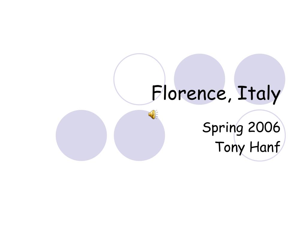 PPT - Florence, Italy PowerPoint Presentation, free download - ID:4917895