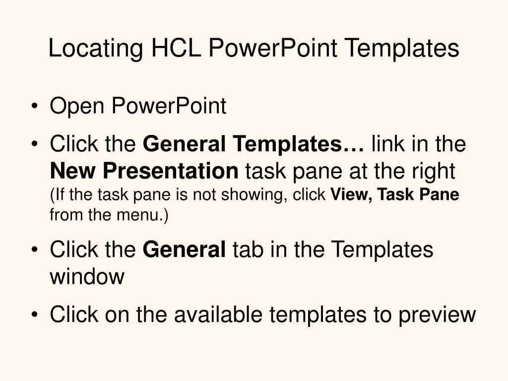 PPT - Locating HCL PowerPoint Templates PowerPoint Presentation, free ...