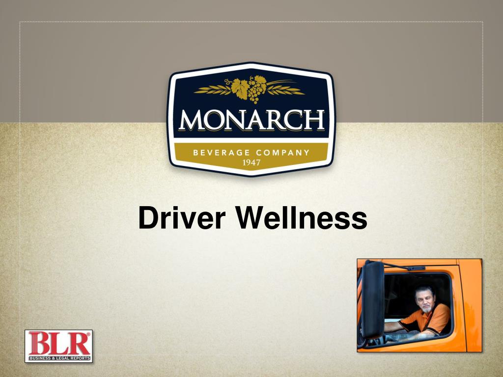 PPT - Driver Wellness PowerPoint Presentation, free download - ID:4920138