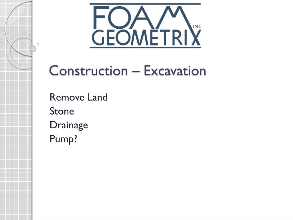 PPT - Construction – Excavation PowerPoint Presentation, free download ...