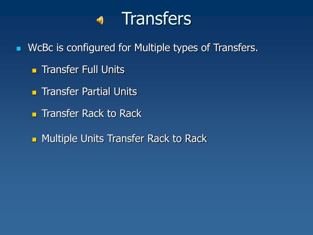 PPT - Transfers PowerPoint Presentation, free download - ID:4921009