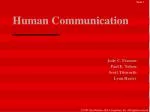 PPT - Introduction to Human Communication PowerPoint Presentation, free ...