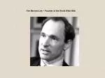 PPT - Sir Timothy Berners-Lee PowerPoint Presentation, free download ...