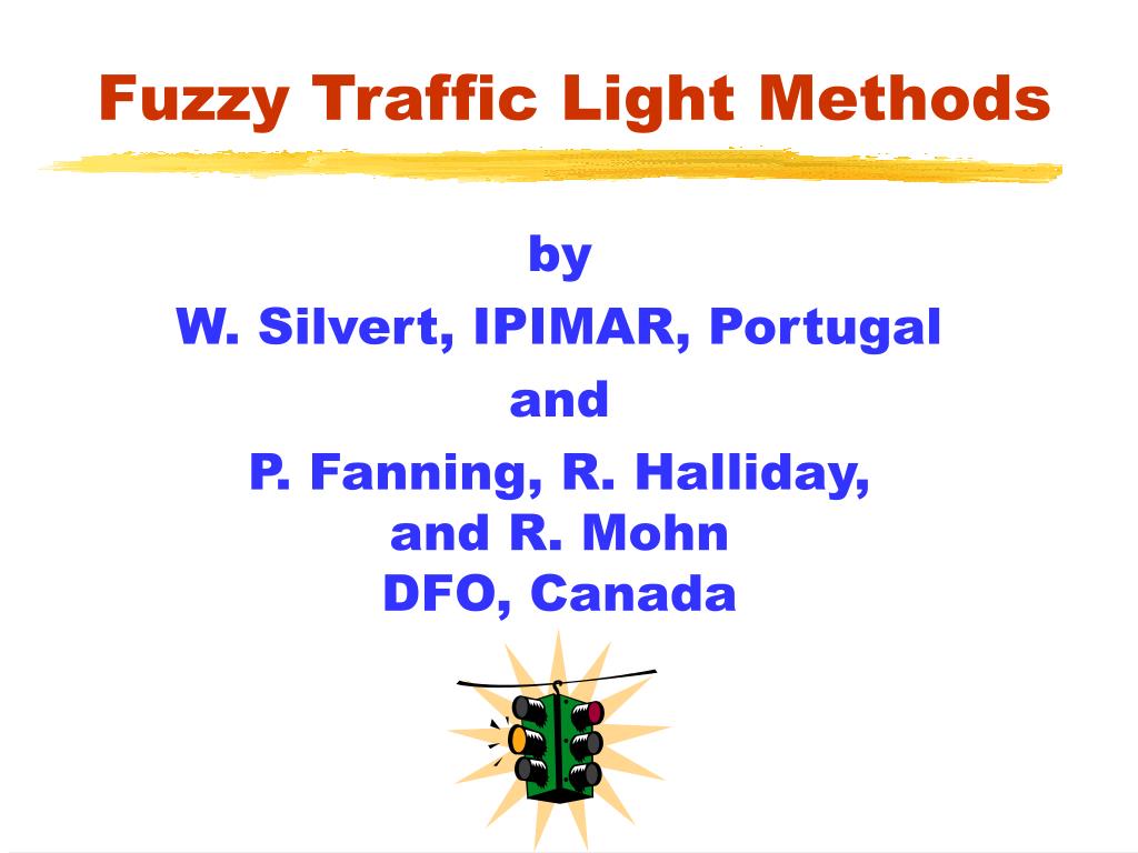 PPT - Fuzzy Traffic Light Methods PowerPoint Presentation, free ...