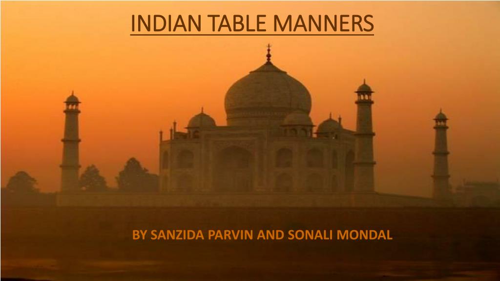 PPT - INDIAN TABLE MANNERS PowerPoint Presentation, free download - ID ...