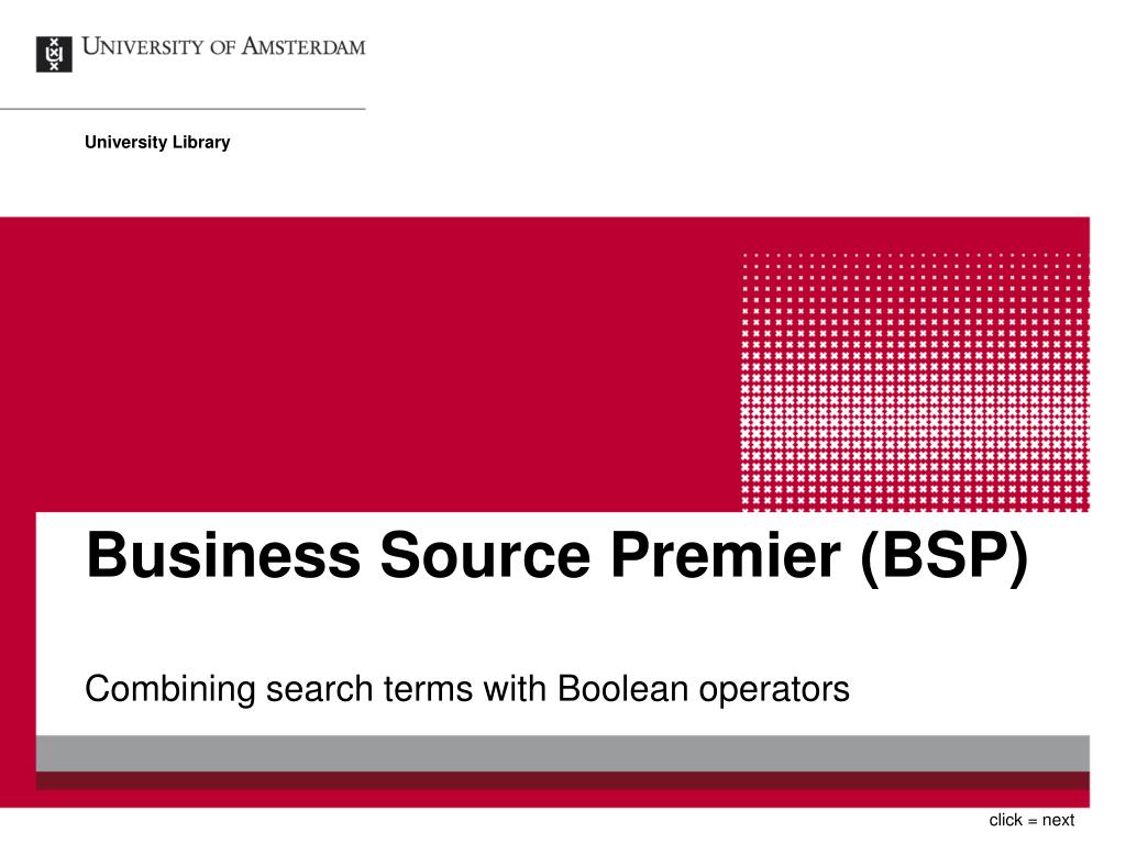 PPT - Business Source Premier (BSP) PowerPoint Presentation, free ...