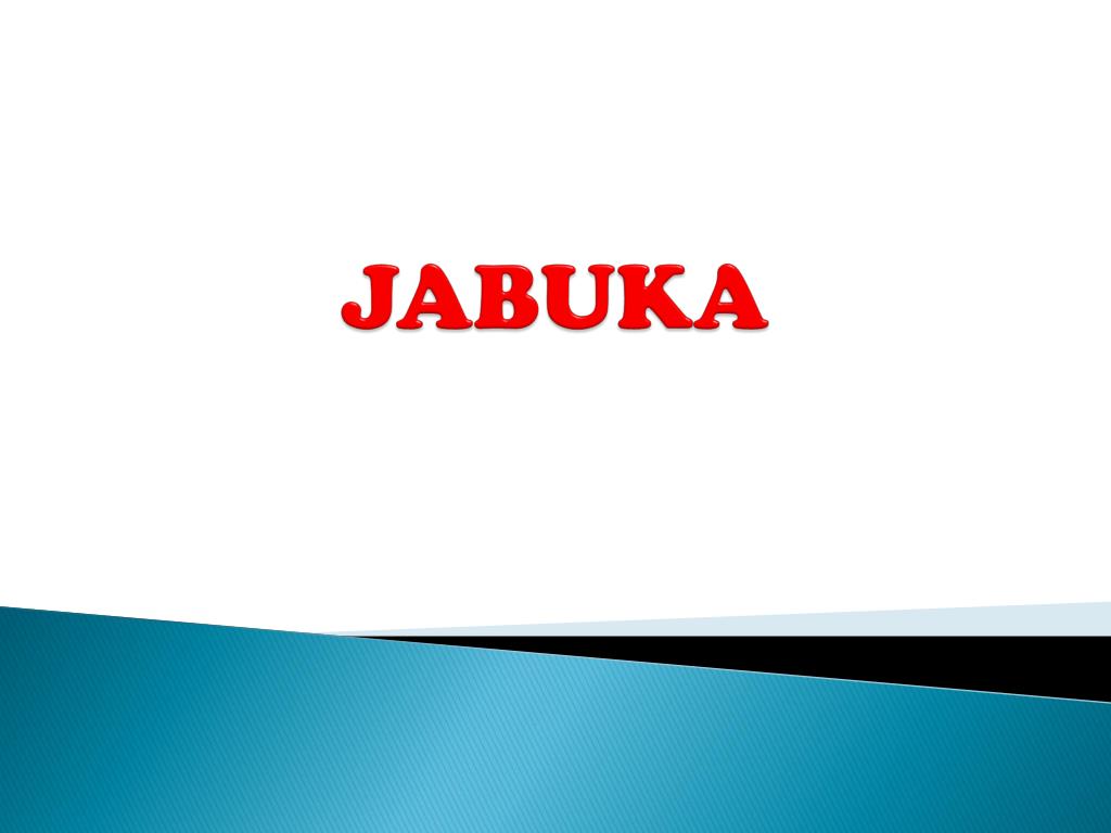 PPT - JABUKA PowerPoint Presentation, free download - ID:4929690