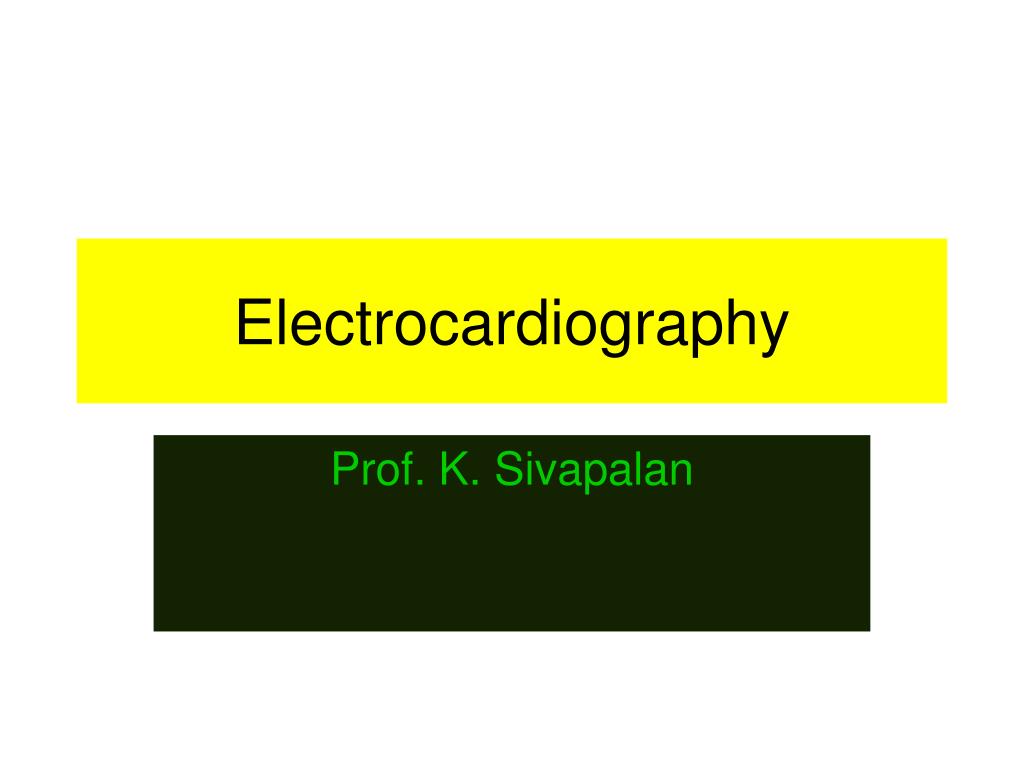 PPT - Electrocardiography PowerPoint Presentation, free download - ID ...