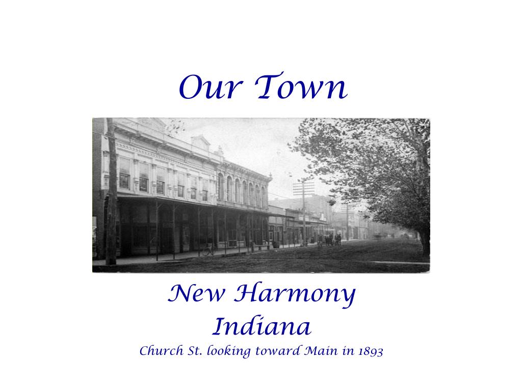 PPT - Our Town PowerPoint Presentation, free download - ID:4930983