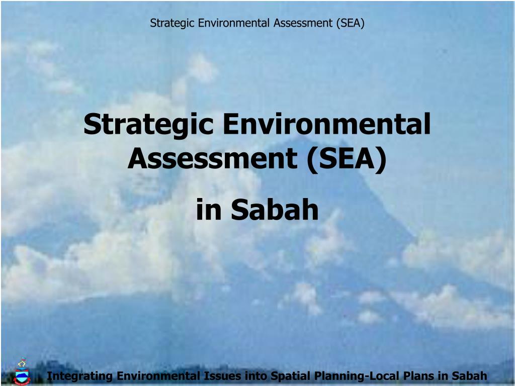 PPT - Strategic Environmental Assessment (SEA) PowerPoint Presentation ...