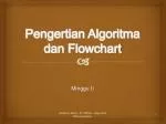 PPT - Pengertian Algoritma dan Flowchart PowerPoint Presentation, free download - ID:894699