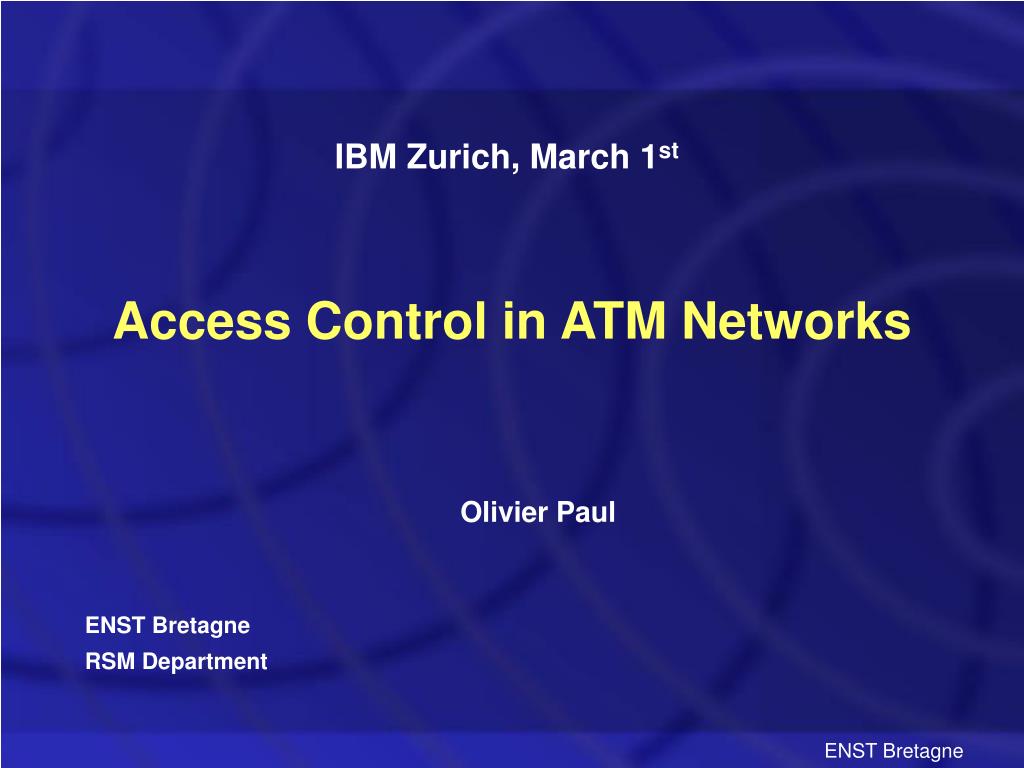 PPT - Access Control in ATM Networks PowerPoint Presentation, free ...
