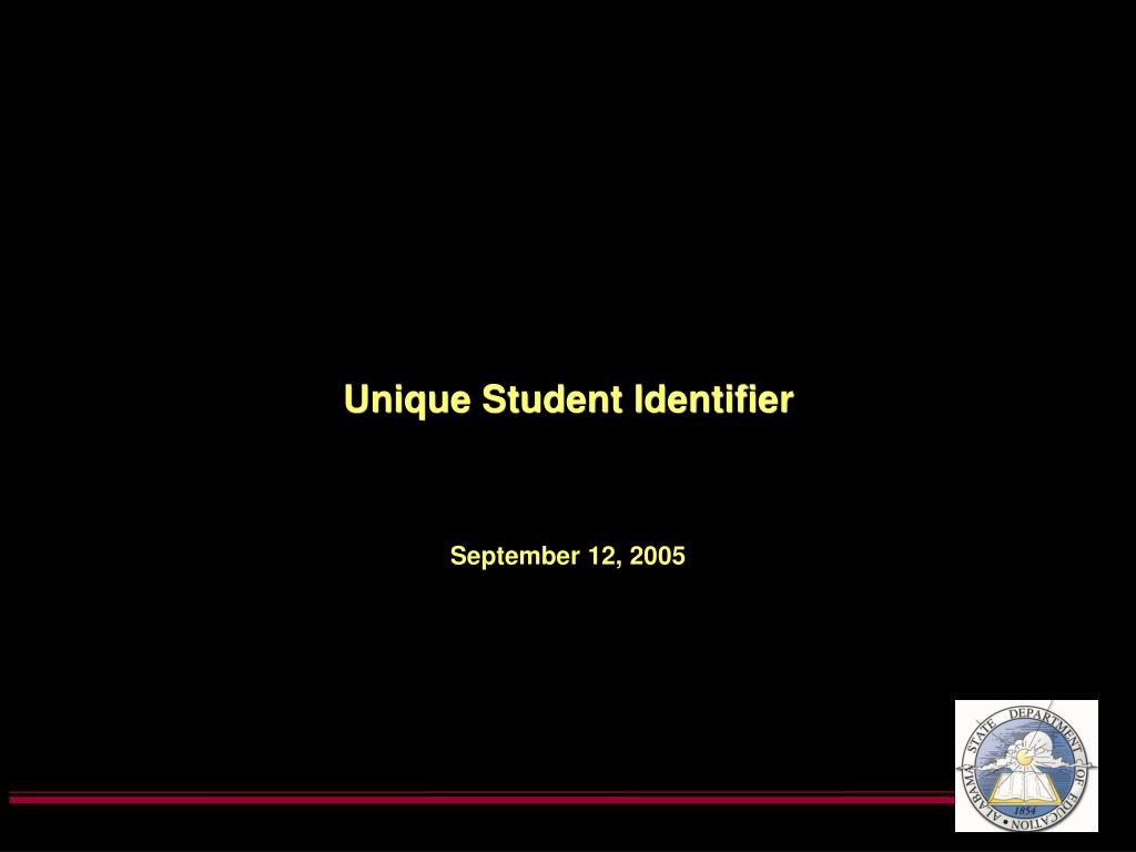 PPT - Unique Student Identifier PowerPoint Presentation, free download ...
