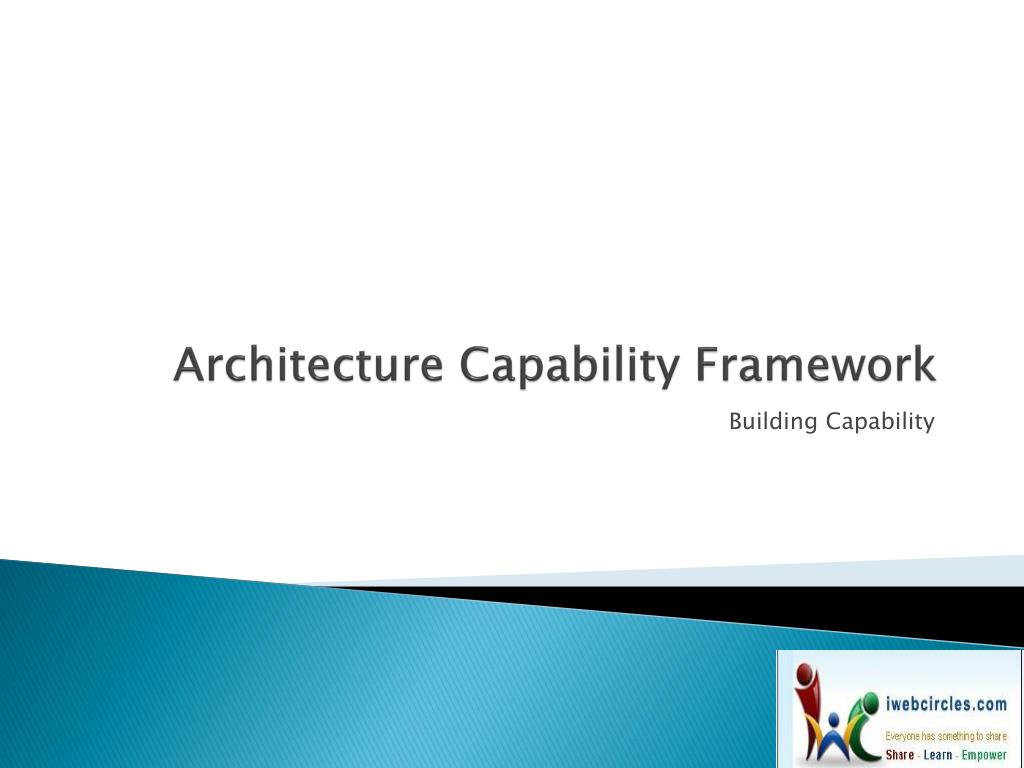 PPT - Architecture Capability Framework PowerPoint Presentation, free ...