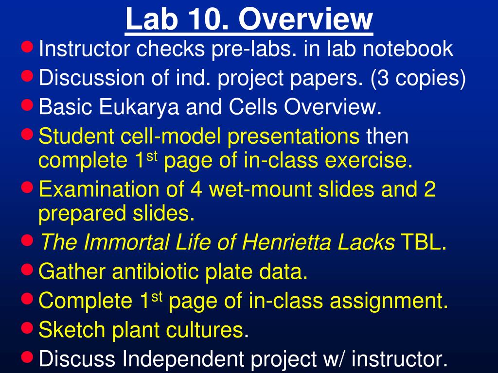 PPT - Lab 10. Overview PowerPoint Presentation, free download - ID:4944026