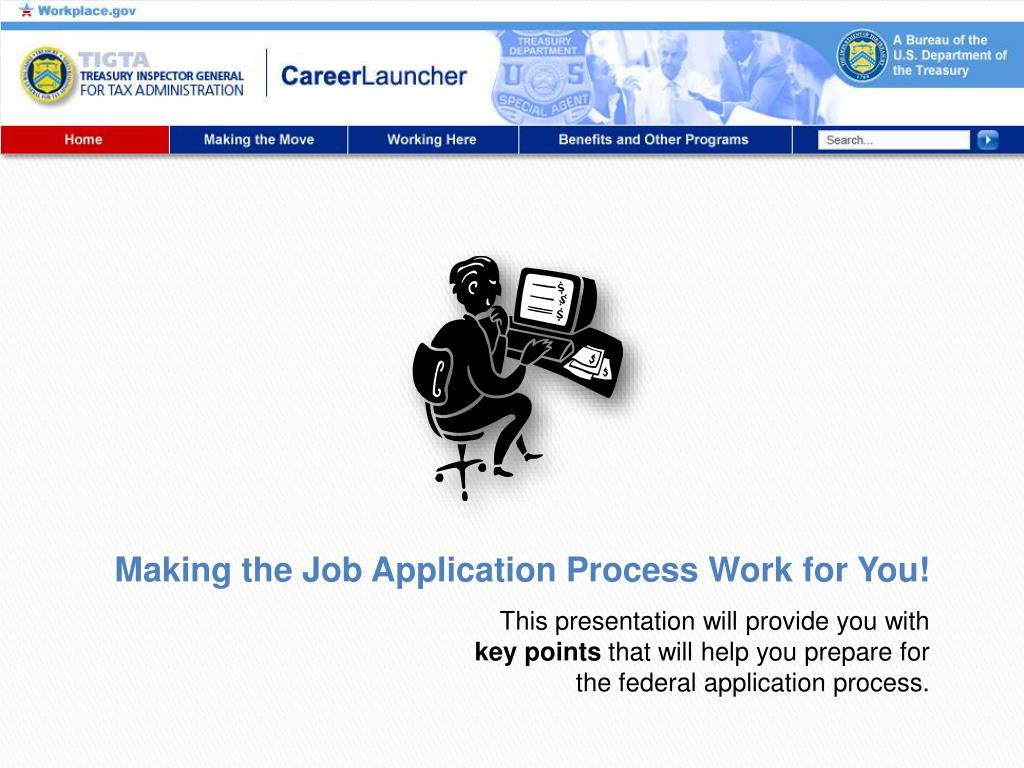 PPT - Making the Job Application Process Work for You! PowerPoint ...