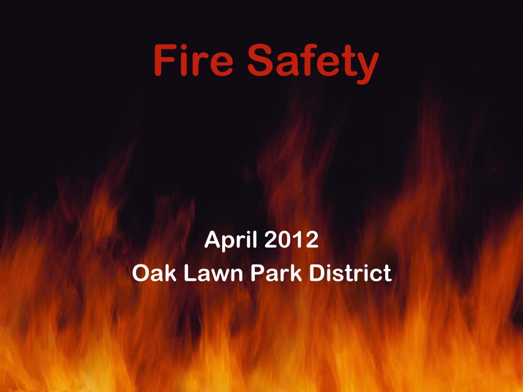 PPT - Fire Safety PowerPoint Presentation, free download - ID:4949421