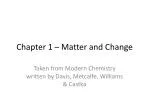 PPT - Chapter 1 Matter and Change PowerPoint Presentation, free ...