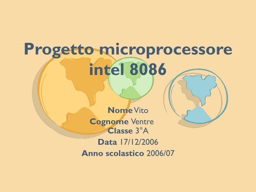 PPT - Progetto microprocessore intel 8086 PowerPoint Presentation, free download - ID:4950652