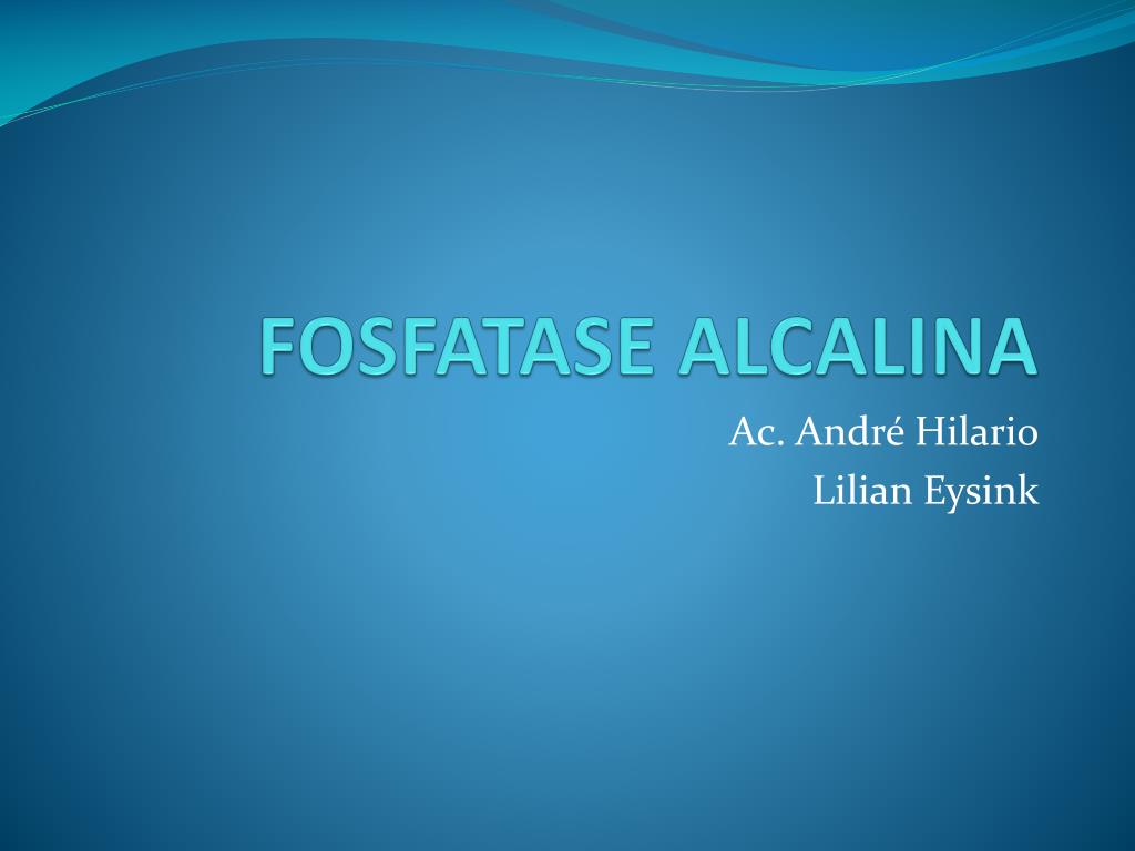 PPT - FOSFATASE ALCALINA PowerPoint Presentation, free download - ID ...