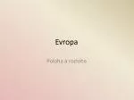 PPT - Evropa Poloha, Rozloha PowerPoint Presentation, free download ...