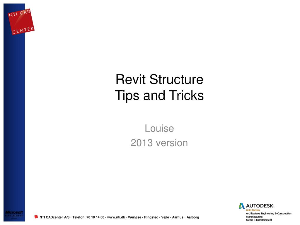 PPT - Revit Structure Tips and Tricks PowerPoint Presentation, free ...