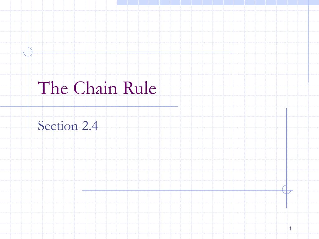PPT - The Chain Rule PowerPoint Presentation, free download - ID:4960023