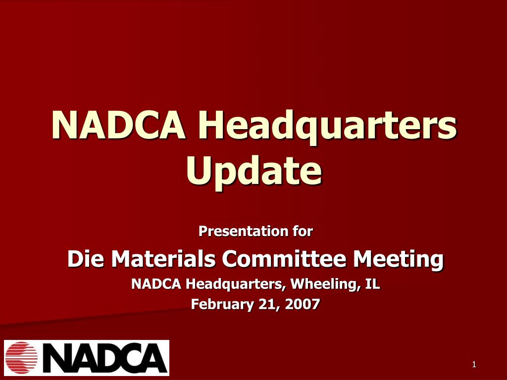 PPT - NADCA Headquarters Update PowerPoint Presentation, free download ...