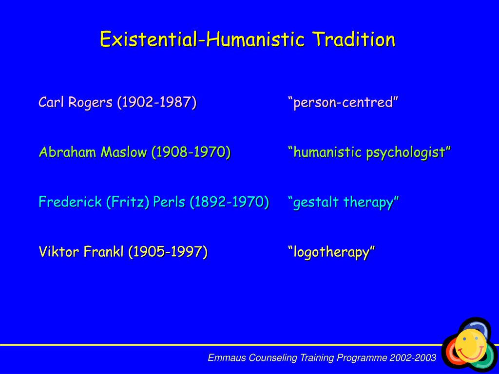 PPT - Existential-Humanistic Tradition PowerPoint Presentation, free ...