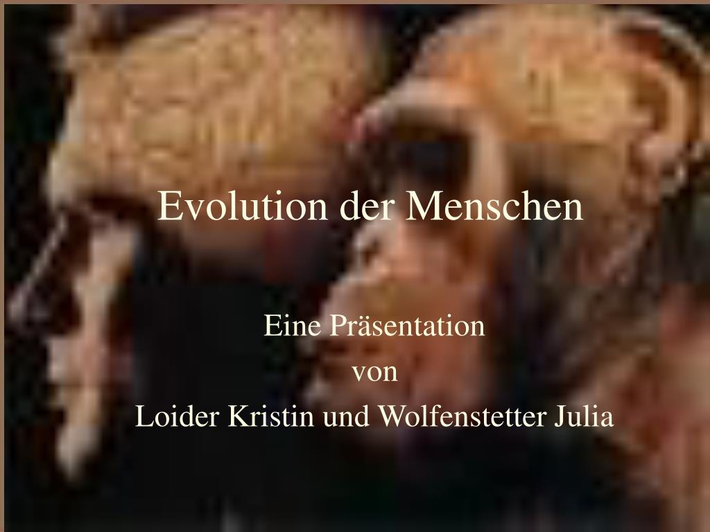PPT - Evolution der Menschen PowerPoint Presentation, free download ...