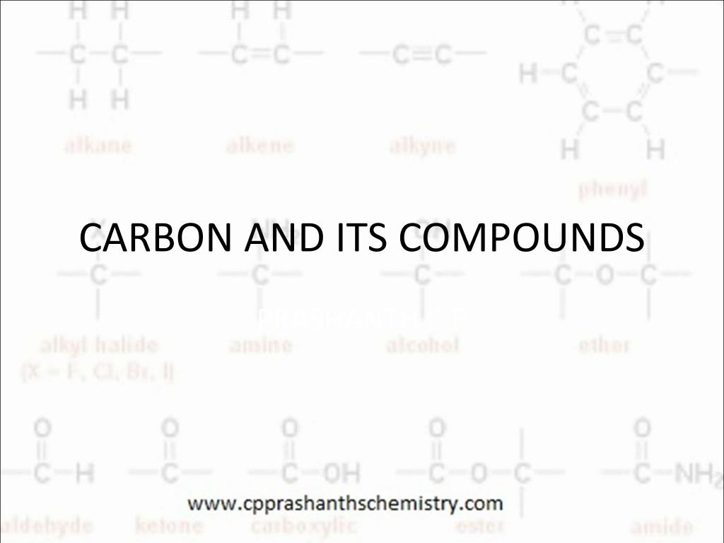 PPT - CARBON AND ITS COMPOUNDS PowerPoint Presentation, free download ...