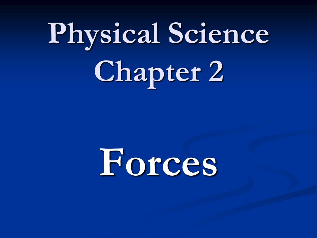 PPT - Physical Science Chapter 2 PowerPoint Presentation, free download ...