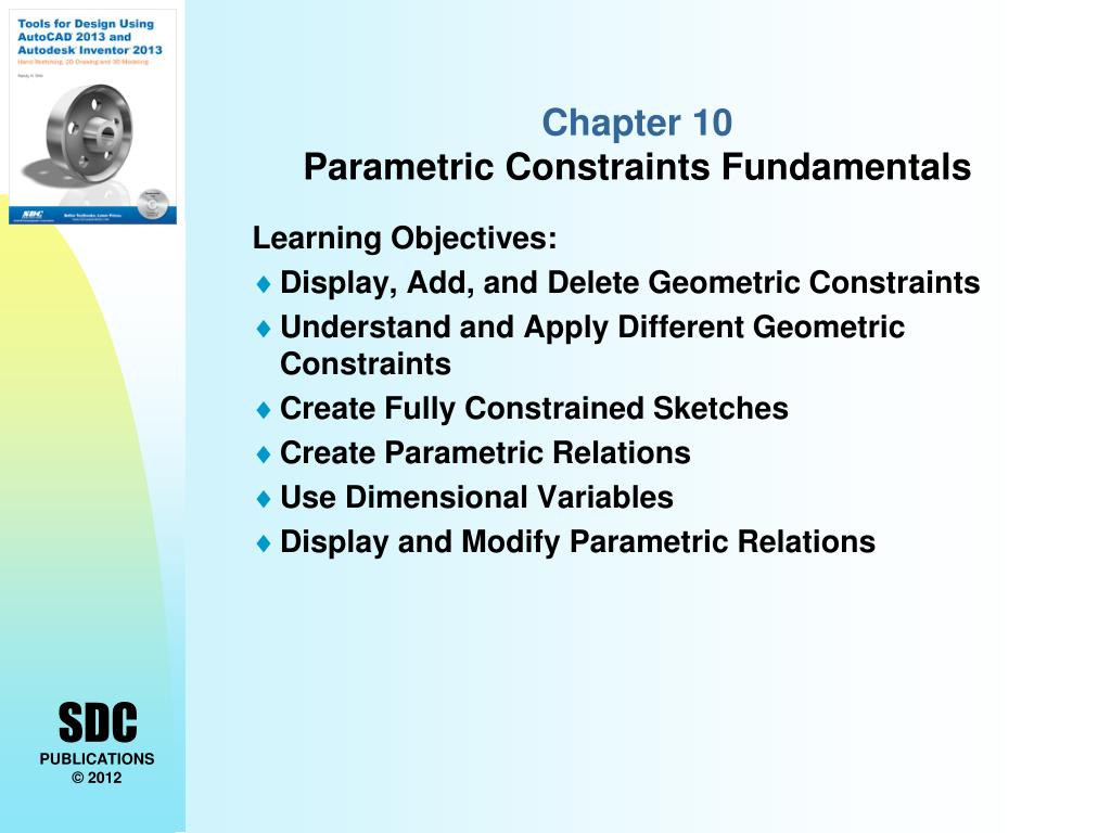 PPT - Chapter 10 Parametric Constraints Fundamentals PowerPoint ...