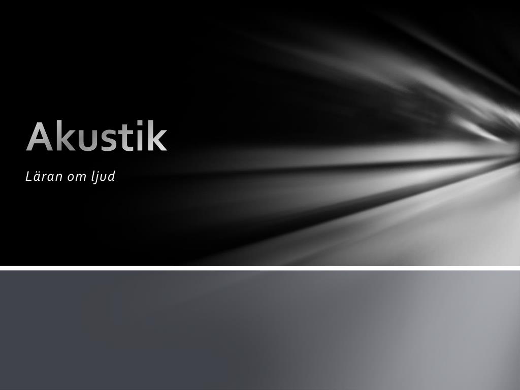 PPT - Akustik PowerPoint Presentation, free download - ID:4975390