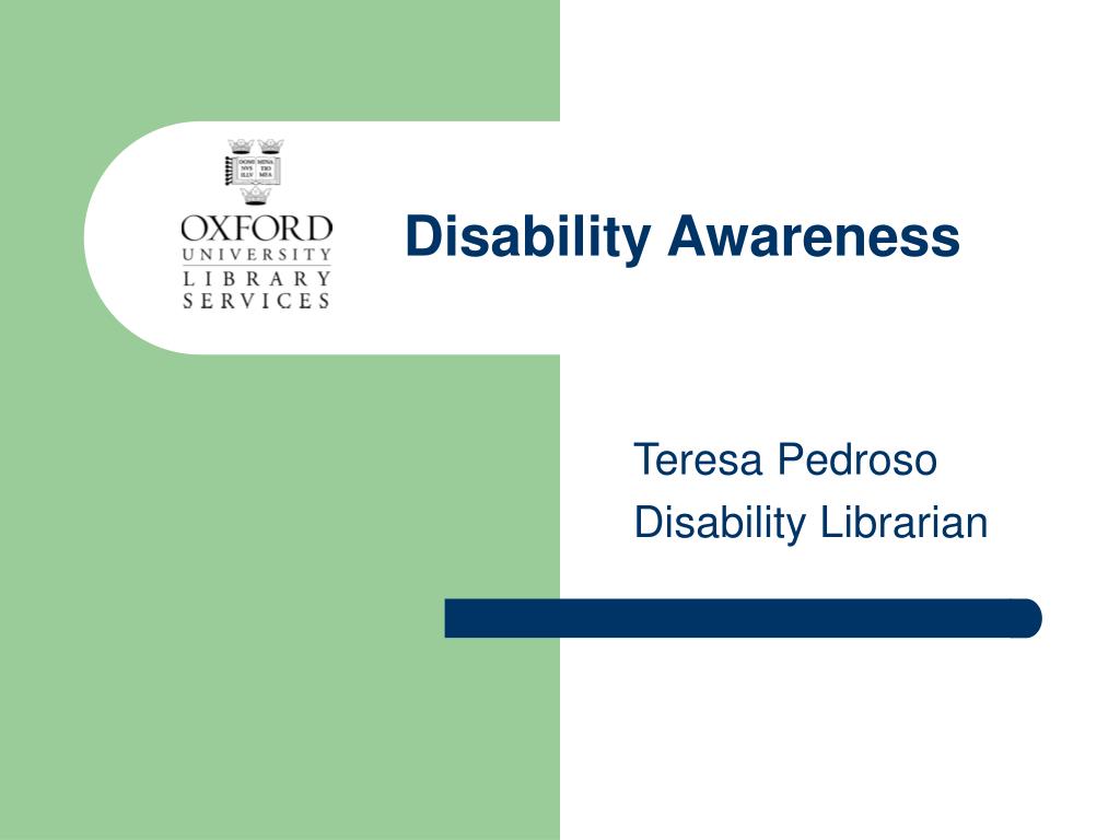 PPT - Disability Awareness PowerPoint Presentation, free download - ID ...