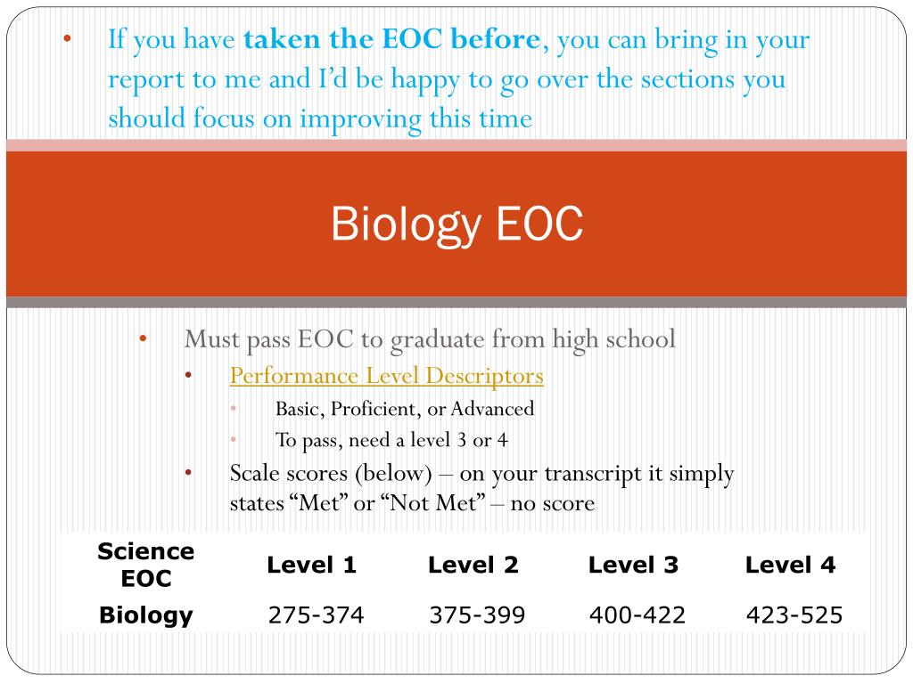 PPT - Biology EOC PowerPoint Presentation, free download - ID:4977594