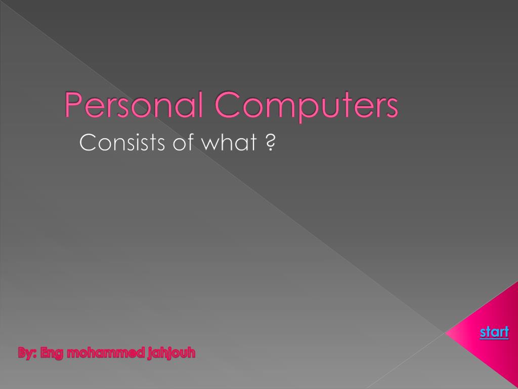 PPT - Personal Computers PowerPoint Presentation, free download - ID ...