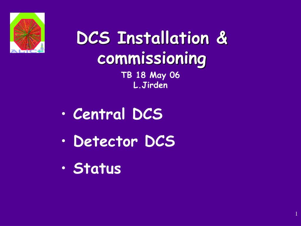 PPT - DCS Installation & commissioning PowerPoint Presentation - ID:4978852