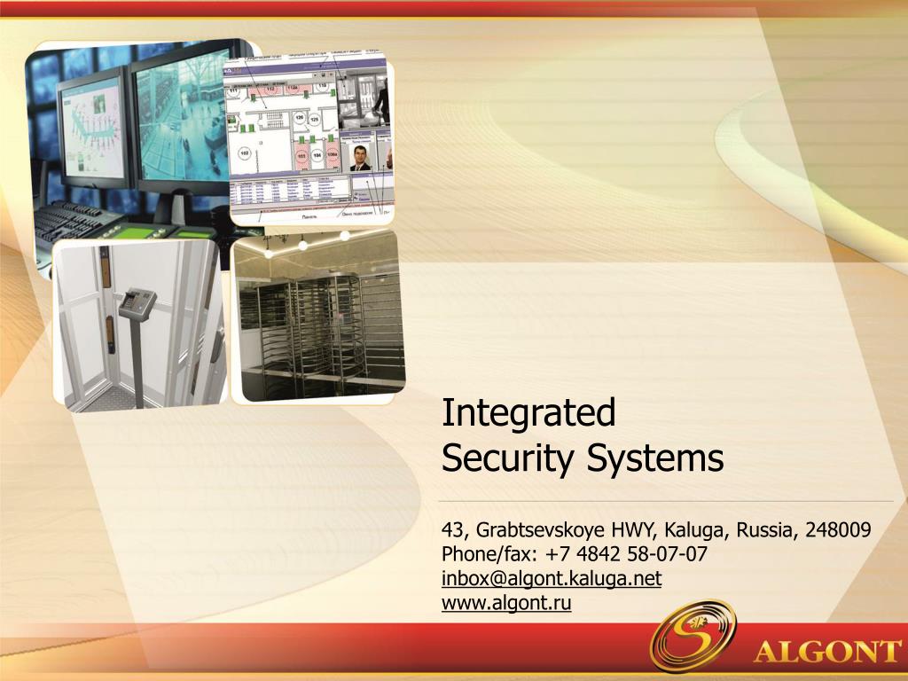 PPT - Integrated Security Systems PowerPoint Presentation, free ...