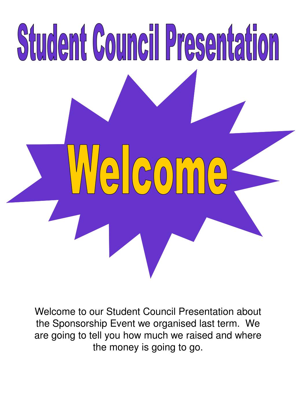 PPT - Student Council Presentation PowerPoint Presentation, free ...