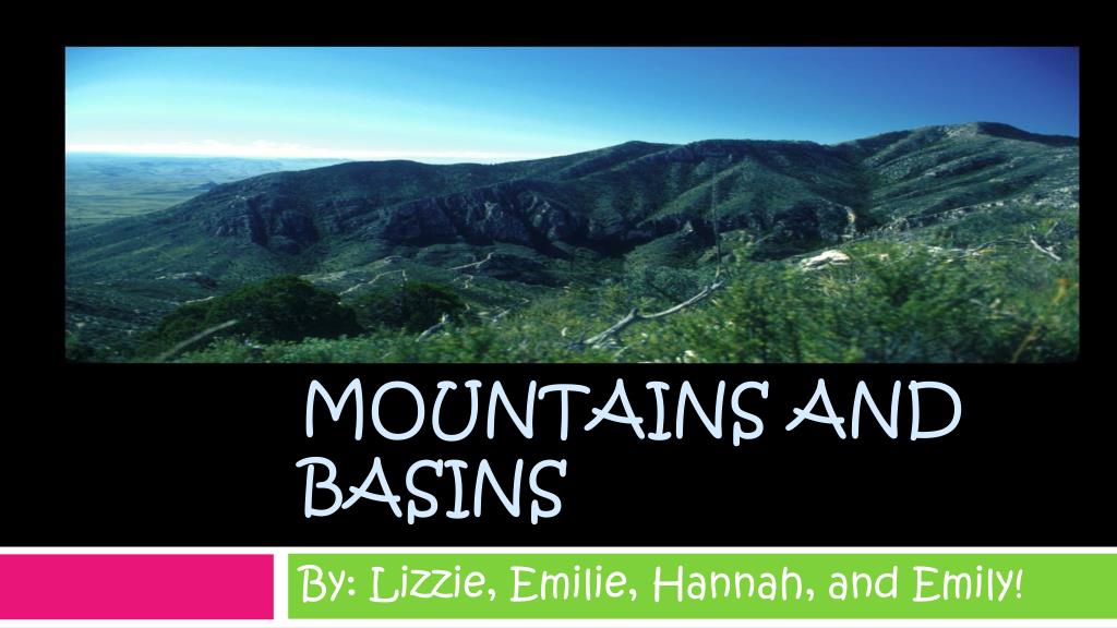 PPT - Mountains and basins PowerPoint Presentation, free download - ID ...