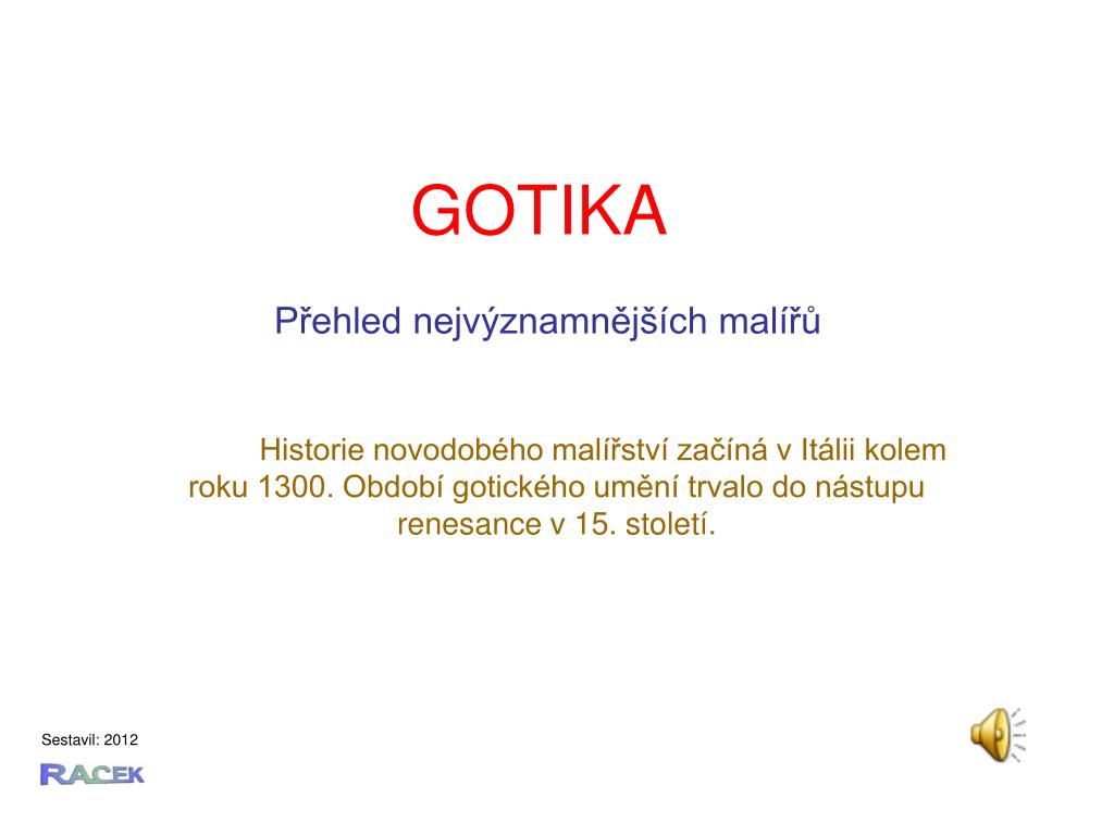 PPT - GOTIKA PowerPoint Presentation, free download - ID:4988457