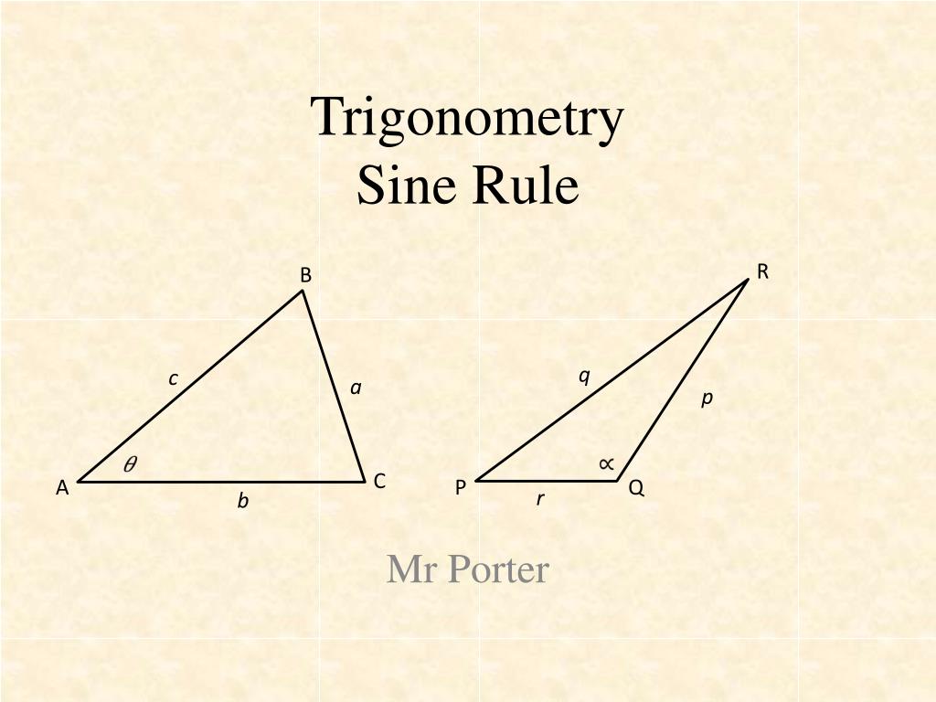 PPT - Trigonometry Sine Rule PowerPoint Presentation, free download ...
