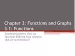 PPT - Chapter 3. Elementary Functions PowerPoint Presentation, free ...