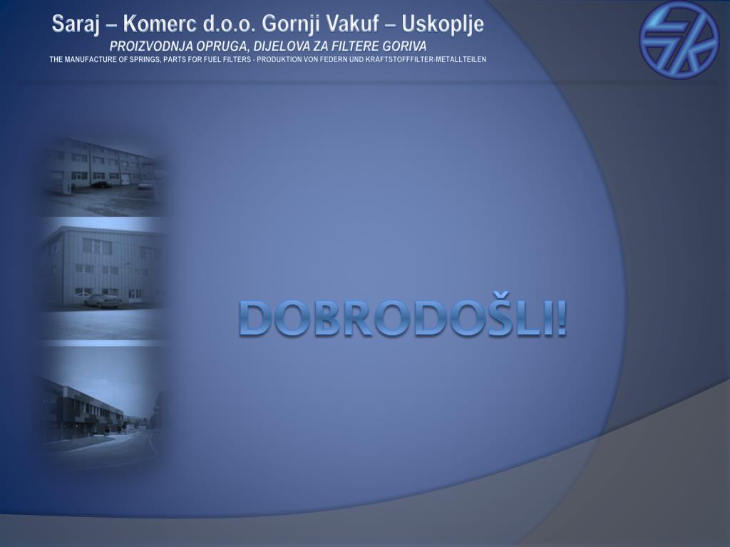 PPT - DOBRODOŠLI! PowerPoint Presentation, free download - ID:4994971