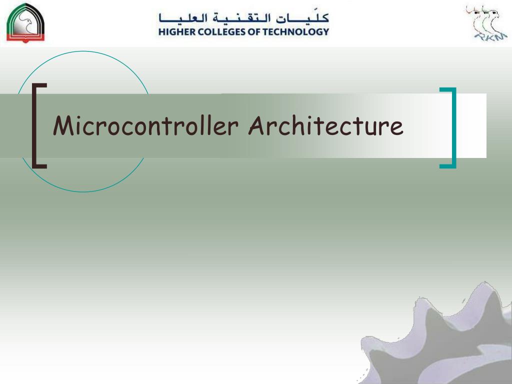 PPT - Microcontroller Architecture PowerPoint Presentation, free ...